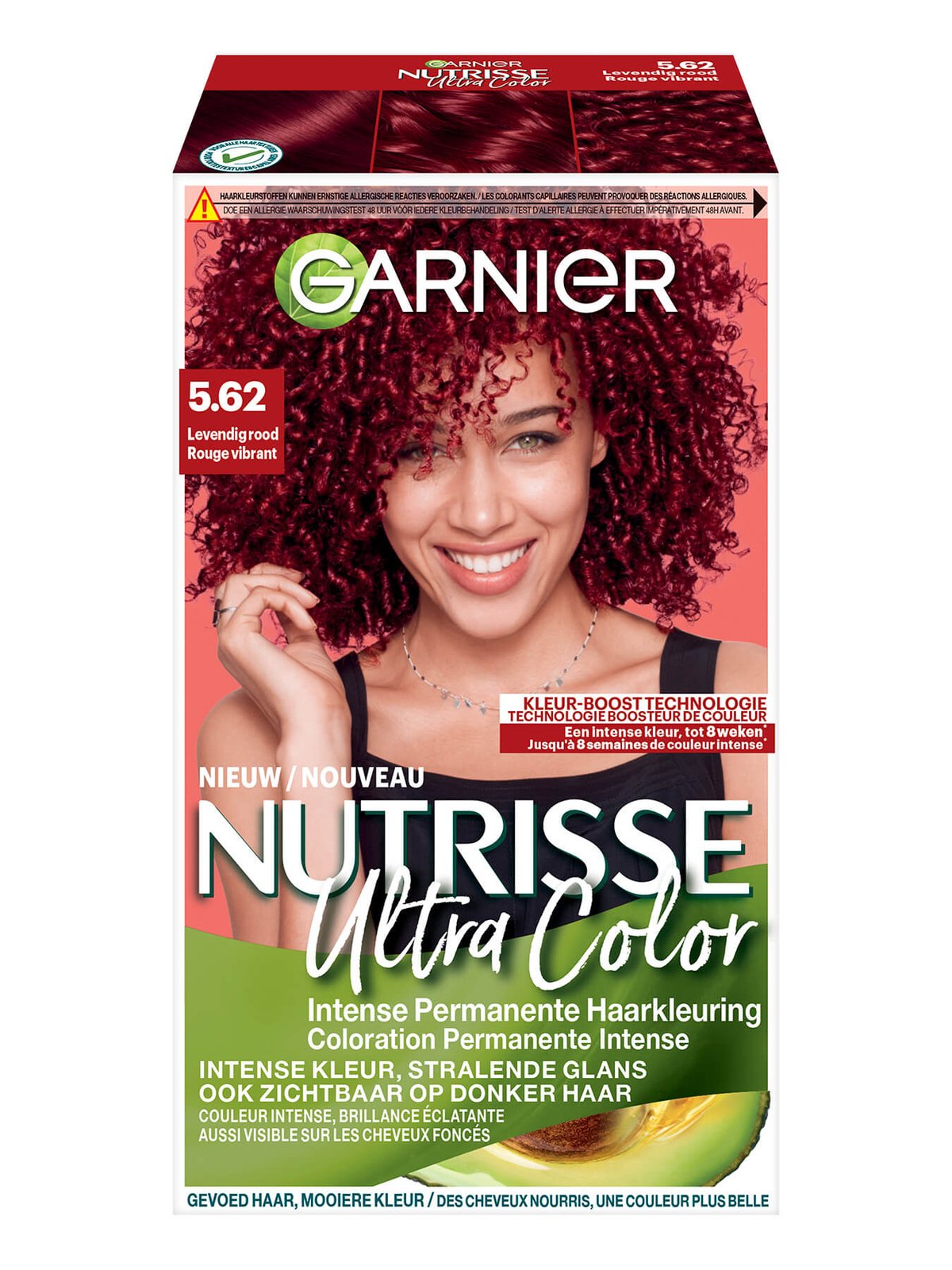 Garnier Nutrisse Ultra Color 5.62 Levendig Rood Voedende Haarverf