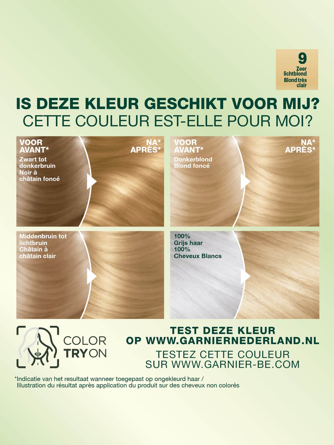 Garnier Nutrisse Ultra Crème 9.0 Zeer Lichtblond Intens voedende ...